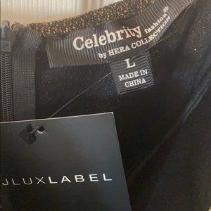 JLUXLABEL | Pants & Jumpsuits | Nwt Jluxlabel Gold Metallic Bustier ...